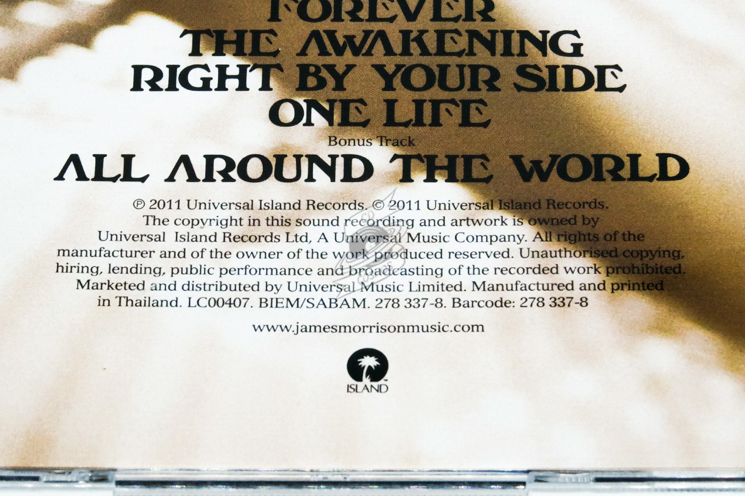 James Morrison - The Awakening - cdcosmos