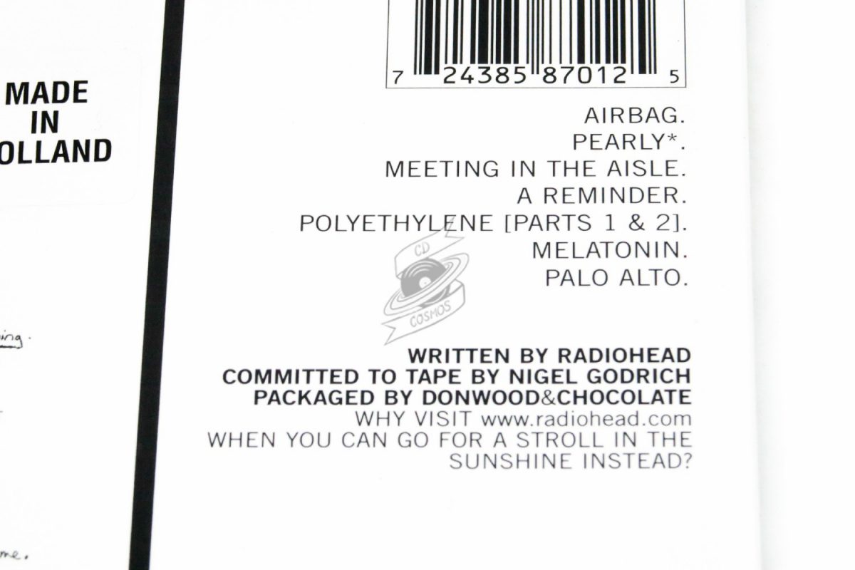 Radiohead - Airbag How Am I Driving? - cdcosmos