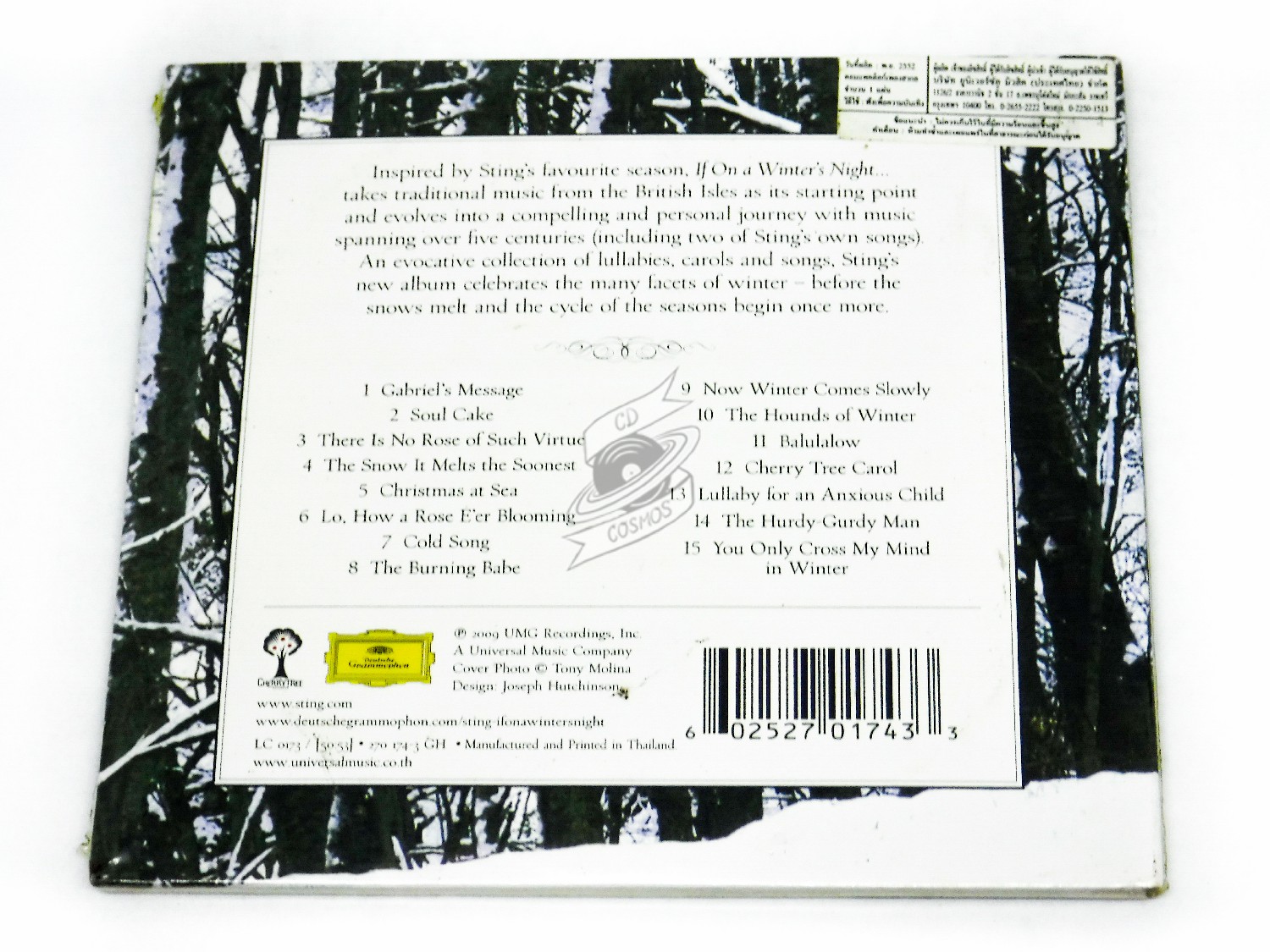 Sting - If On A Winter's Night... - cdcosmos