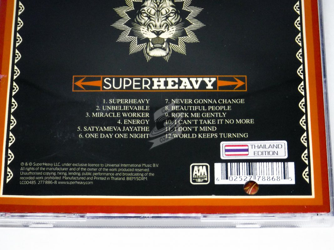 SuperHeavy - SuperHeavy (Thailand Edition) - cdcosmos
