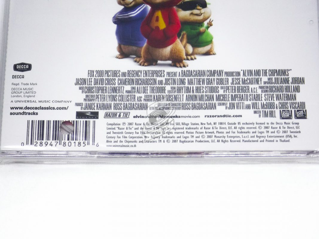 Alvin And The Chipmunks - Original Motion Picture Soundtrack