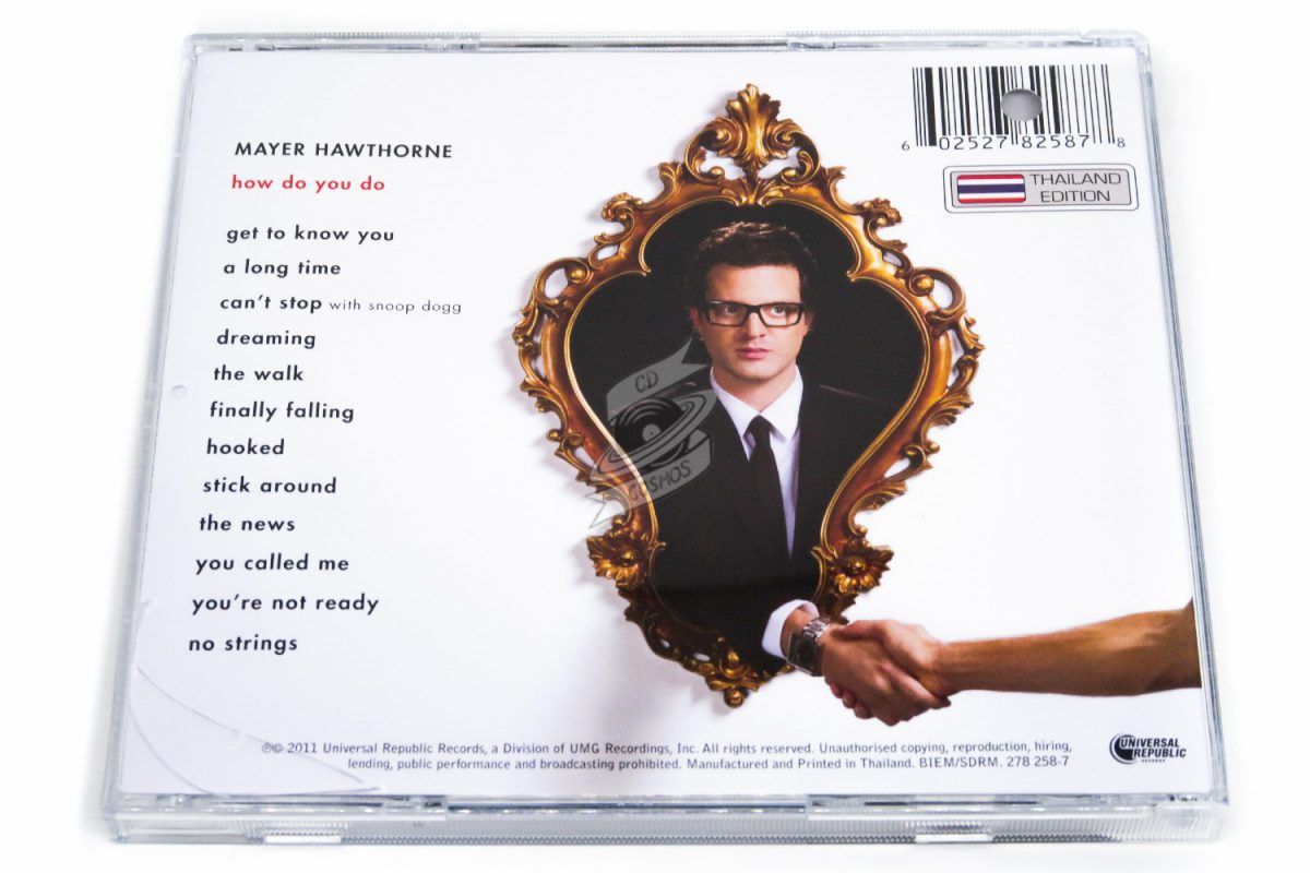 Mayer Hawthorne - How Do You Do (Thailand Edition) - cdcosmos