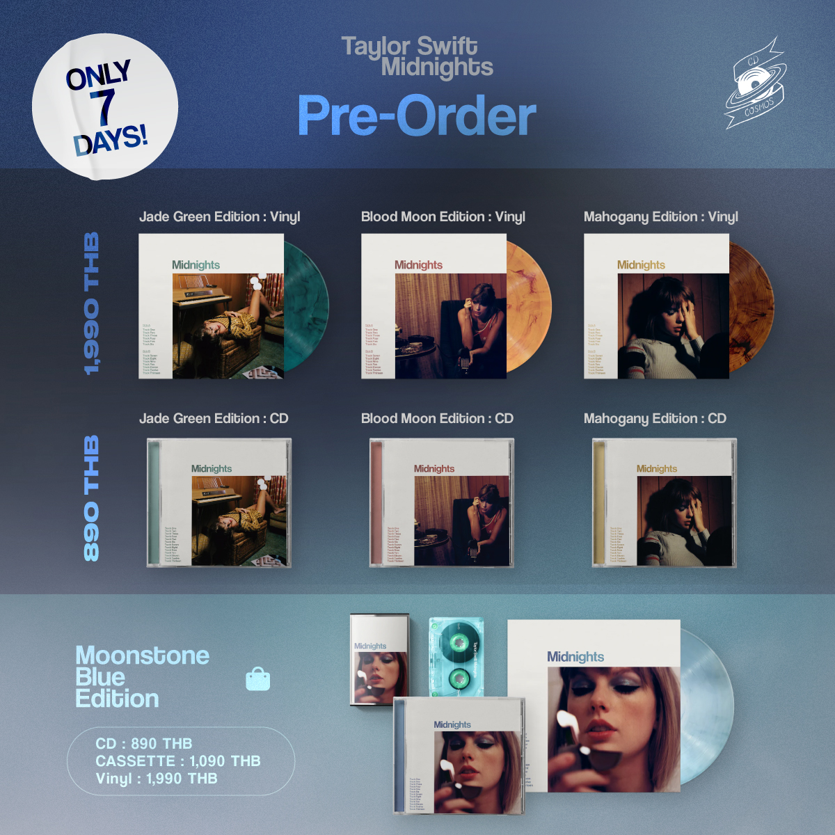 (Pre-Order) Taylor Swift: Midnights - cdcosmos