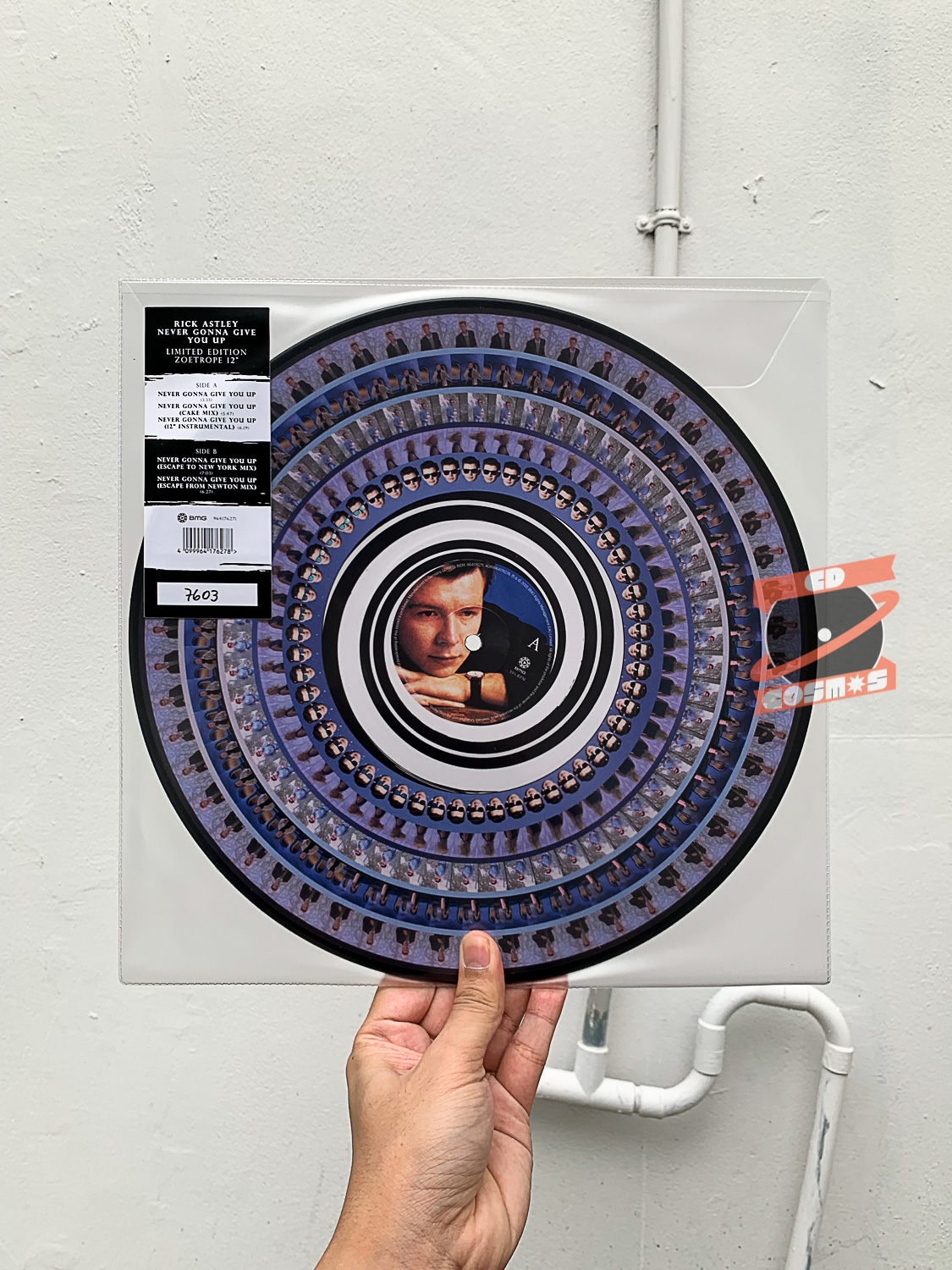 Rick Astley – Never Gonna Give You Up (Zoethrope Vinyl) - cdcosmos